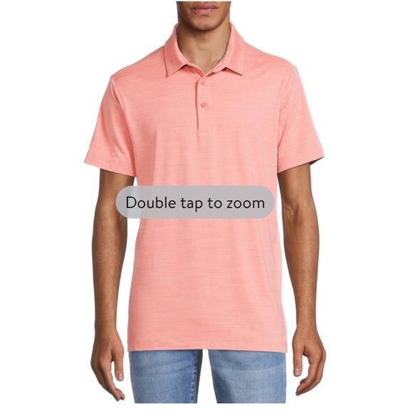 George | Shirts | George Mens Coral Polo Shirt | Poshmark